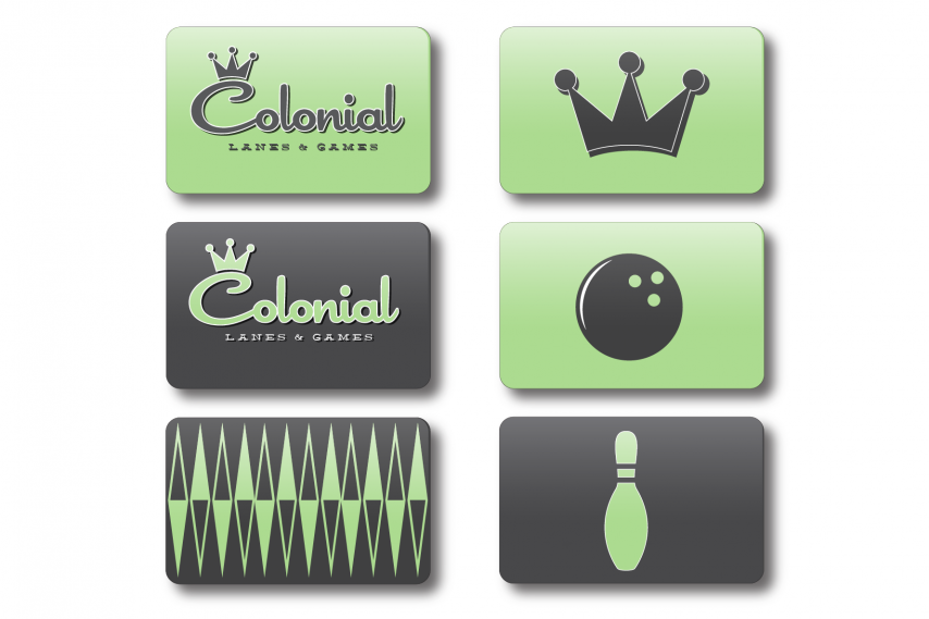 Colonial Lanes branding - Hunter Langston Design